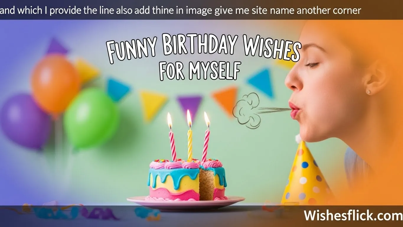 101+ Best Funny Birthday Wishes for Myself (Hilarious & Heartfelt) 2026